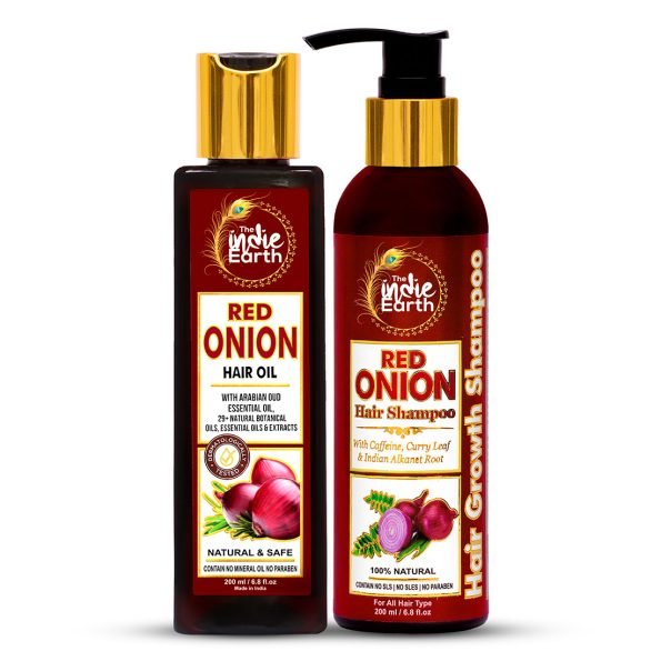 The Indie Earth Onion Shampoo with Caffeine Curry Leaf and Indian ...